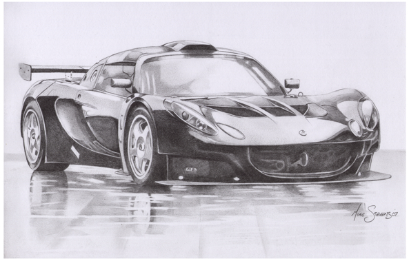 Kreslení auta: Praktické tipy, jak zachytit rychlá kola i na papíře ...